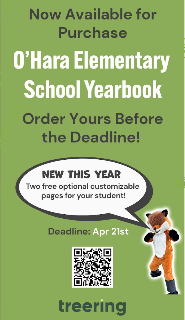 Yearbook – O'Hara Elementary PTO